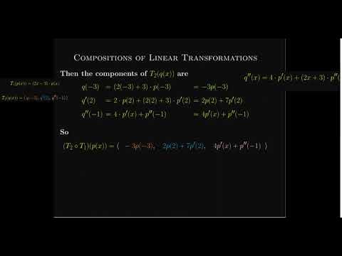 Compositions of General Linear Transformations - YouTube