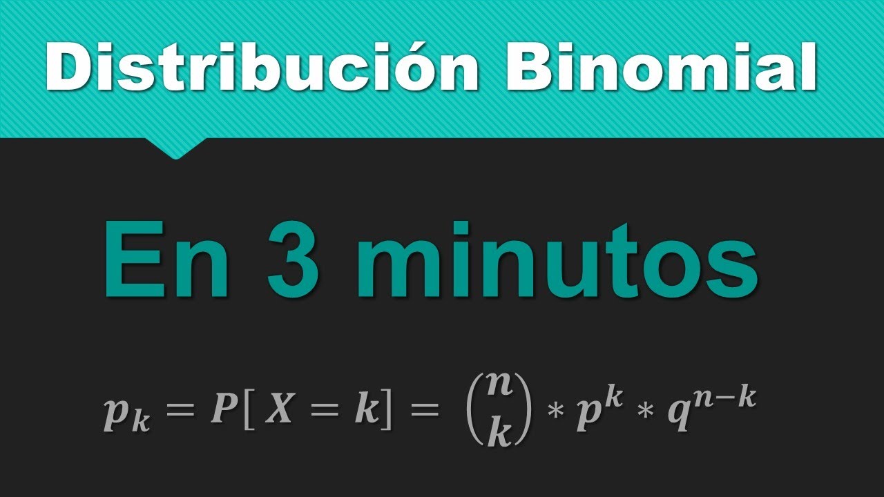 DISTRIBUCIÓN BINOMIAL ¿QUÉ ES? TEORÍA Y FÓRMULA/FUNCIÓN PROBABILIDAD Y ...