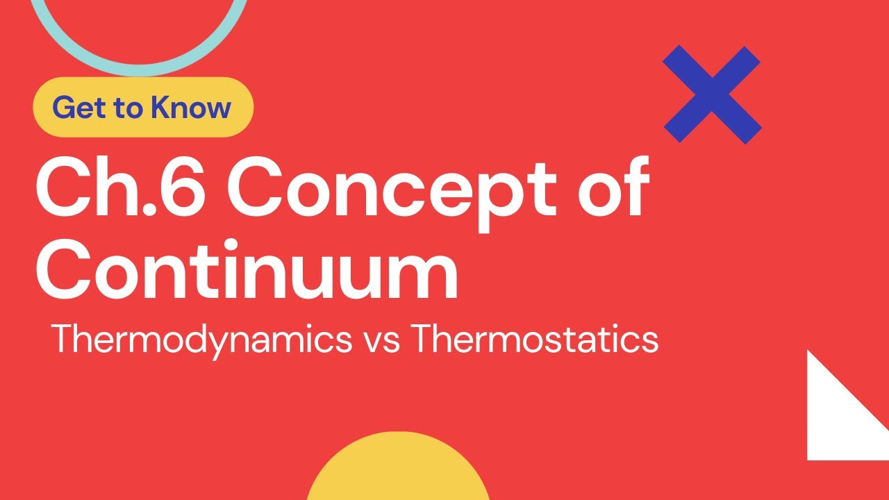 Concept of Continuum | Thermostatics vs Thermodynamics, which is right ...