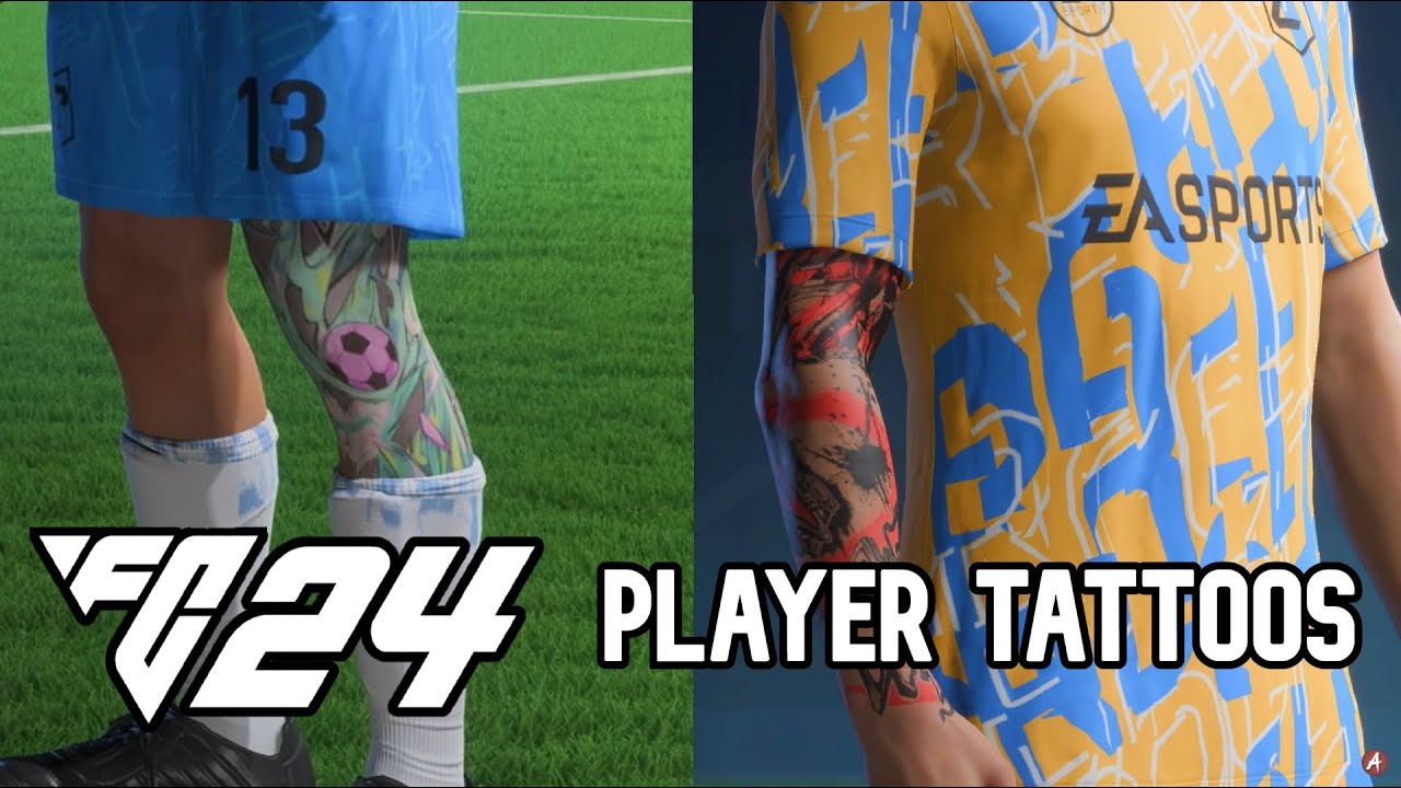 FC 24 ALL TATTOOS FOR YOUR PLAYER! - YouTube