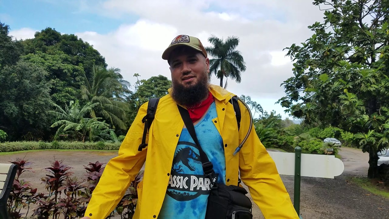 Jurassic Park Raptor Pen In Kauai Hawaii - YouTube