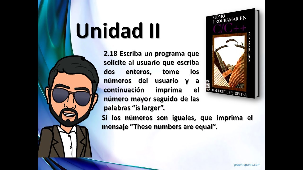 Como programar en C/C++ Deitel&Deitel Ejercicio 2.18 - YouTube