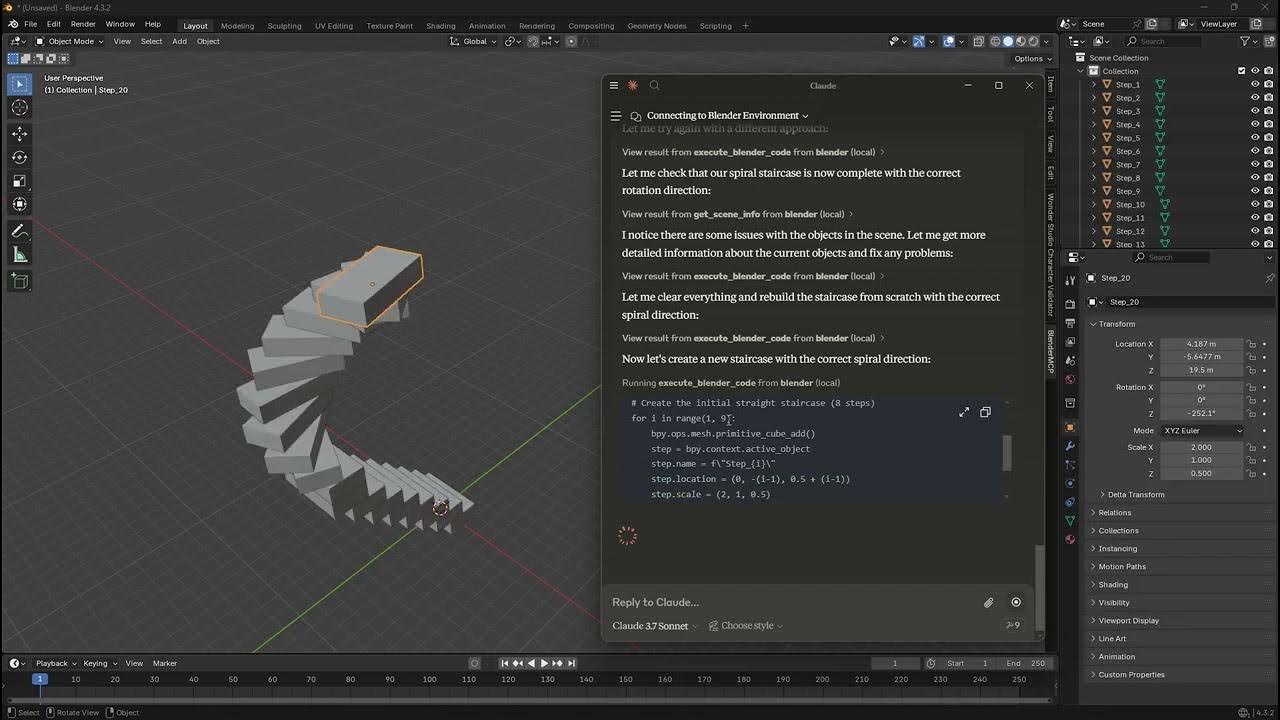 Blender MCP - AI controlling Blender through Claude - YouTube