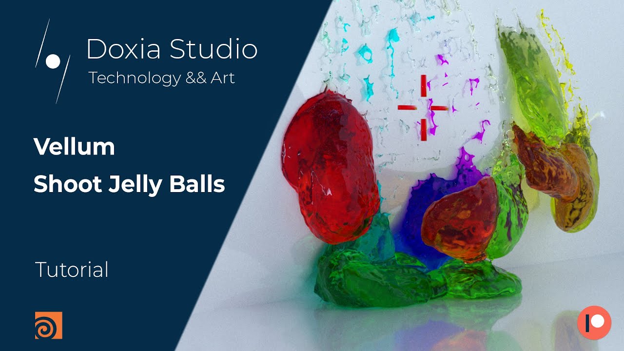 Houdini Tutorial: Vellum Shoot Jelly Balls (Preview) - YouTube