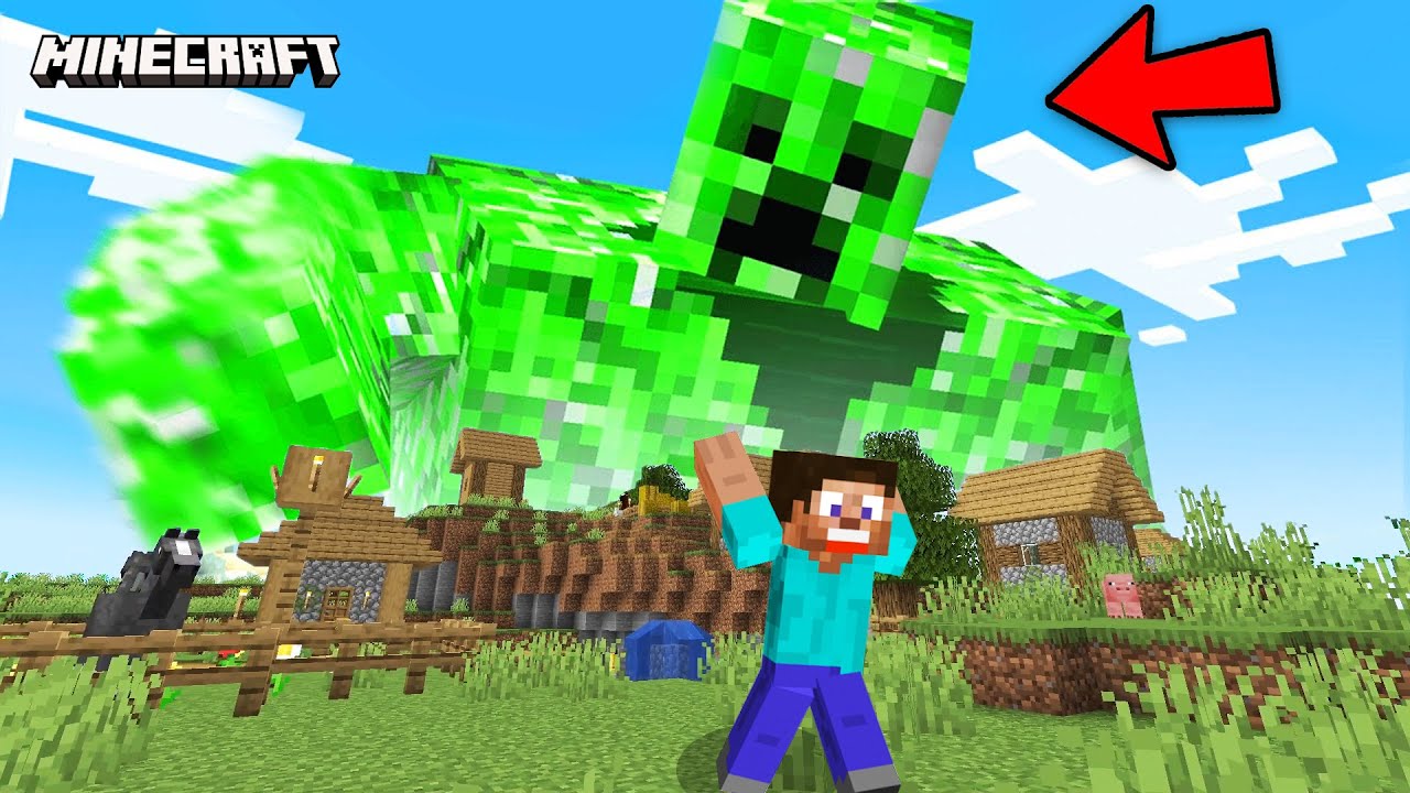 I Fight Minecraft's Most Powerful Creeper Boss ! - YouTube