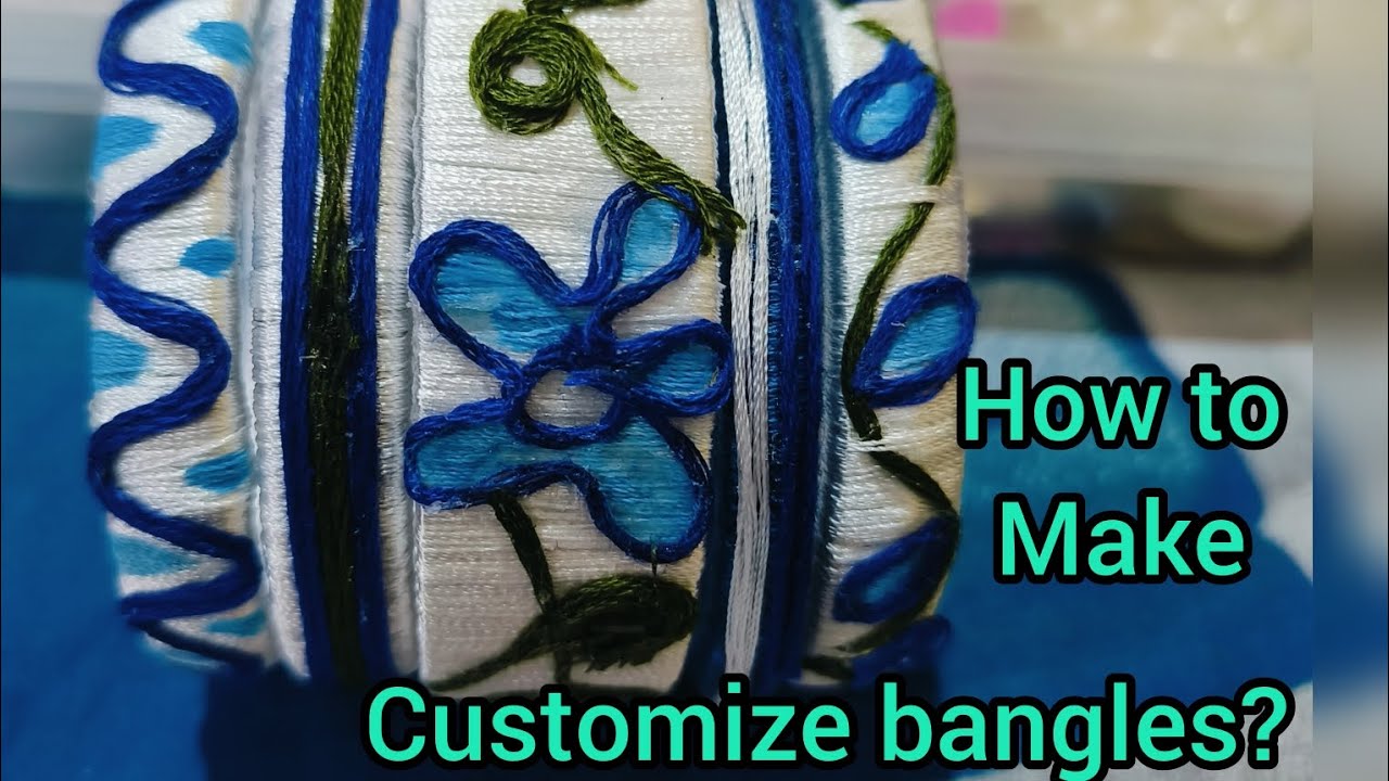 How to make customized handcrafted cotton thread bangles ?#yt #handmade ...