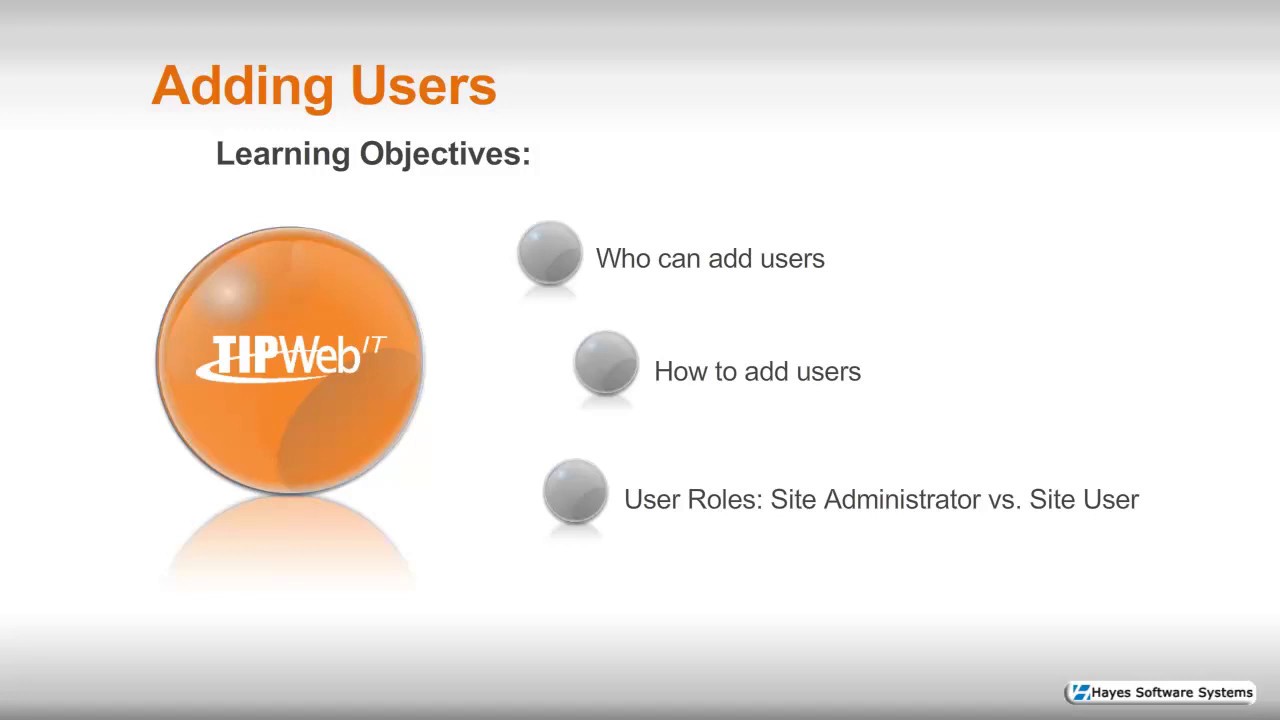 Asset Mgmt. (TIPWeb-IT): Adding Users - Site View - YouTube