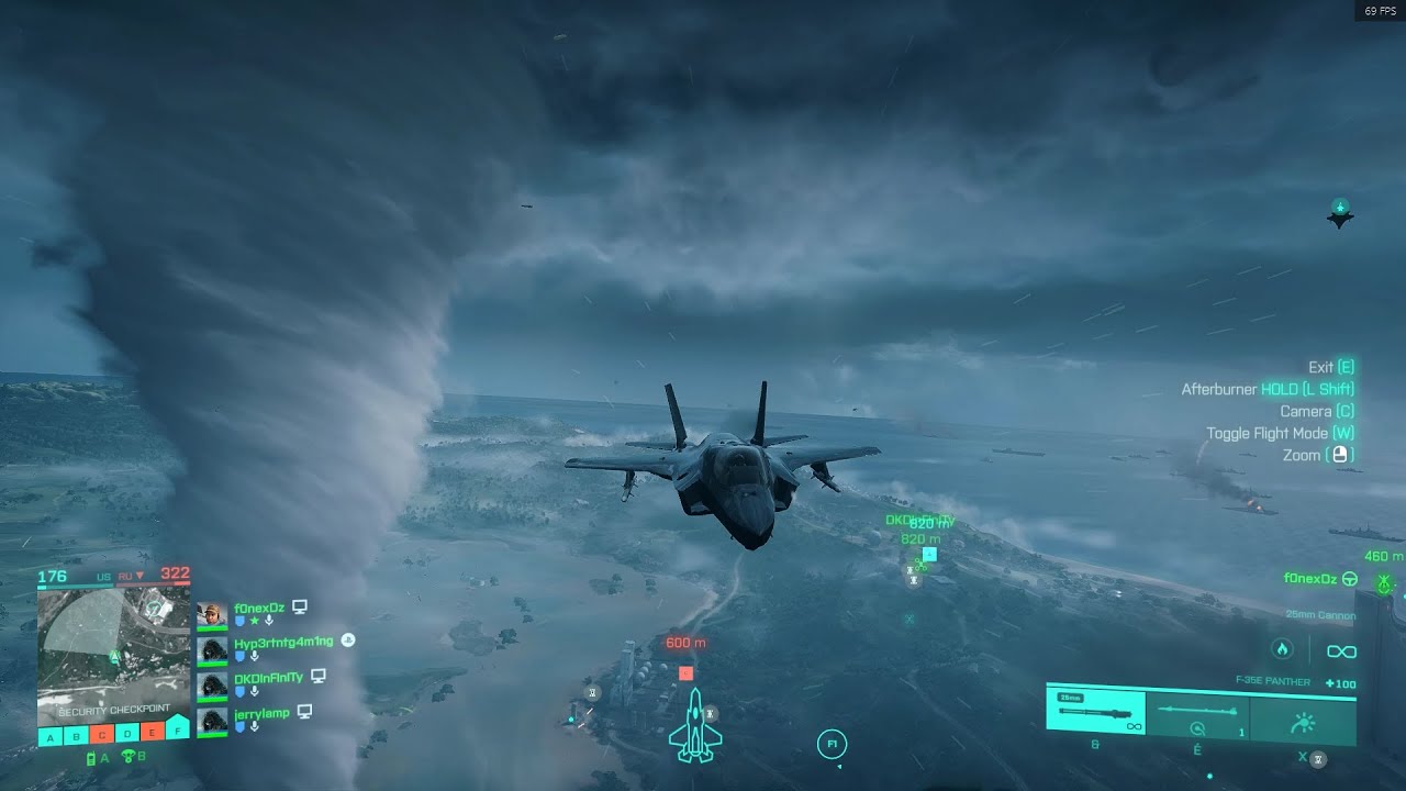 Battlefield 2042 Open Beta F35E PANTHER Jet Gameplay - 1080p 60FPS ...