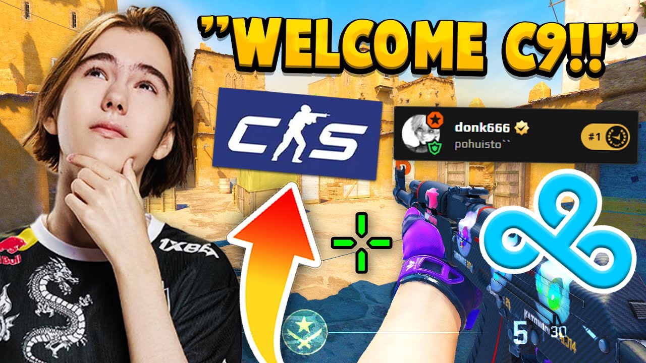 "WELCOME TO CLOUD9 BRO..!" 😳 - donk Plays CS2 Level 10 FACEIT w/ New C9 Player HeavyGod!? | POV ...