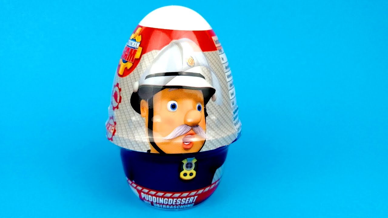 Fireman Sam Kinder Surprise Egg with Toy for Kids Egg Surprise - YouTube