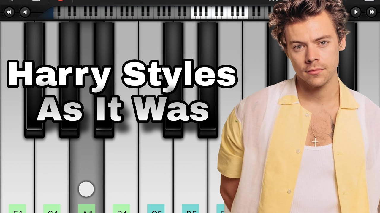 Harry Styles - As It Was (PERFECT PIANO) EASY Piano Tutorial - YouTube