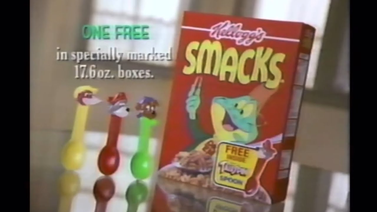 1993 Smacks Cereal 'TaleSpin Spoon' Commercial - YouTube
