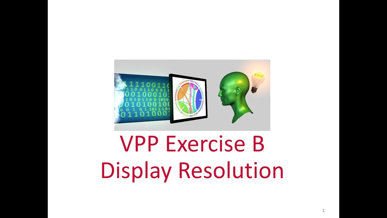VPP 04: Exercise B display resolutions - YouTube