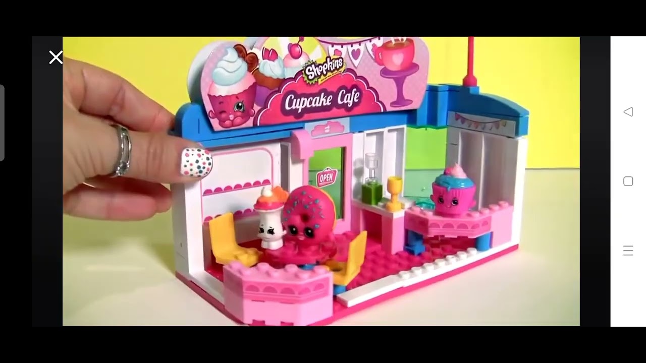 Shopkins Cupcake Cafe Blocks Works with Lego Blocks & Surprise Eggs ...