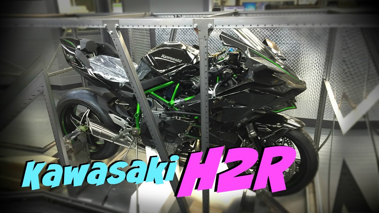 Kawasaki H2R motorcycle unboxing - YouTube