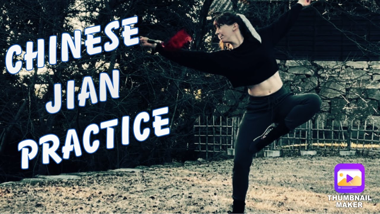 Chinese Sword practice - Jian - YouTube