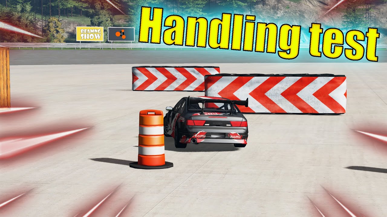 Handling test in BeamNG drive - YouTube