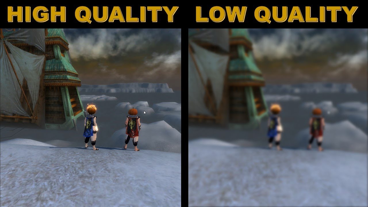 Guild Wars Graphics Quality Comparison - YouTube