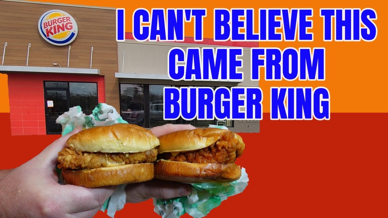 BURGER KING HAND BREADED CHICKEN SANDWICH - YouTube