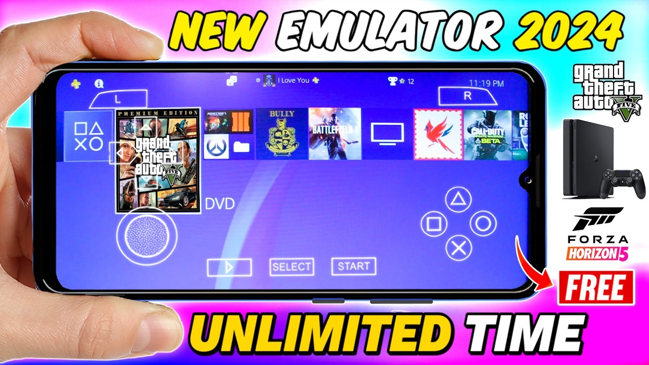 Experience *All* PS5 Games on Mobile Emulator 2024 😱|| New Emulator ...