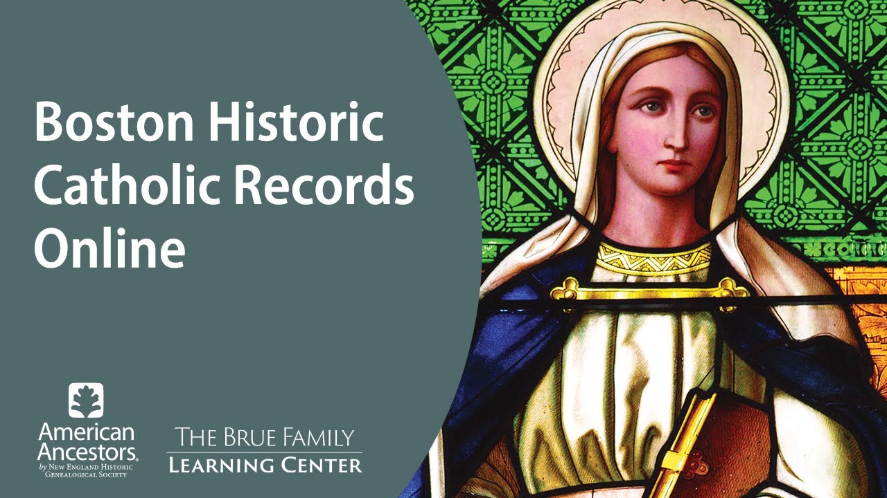 Boston Historic Catholic Records Online - YouTube