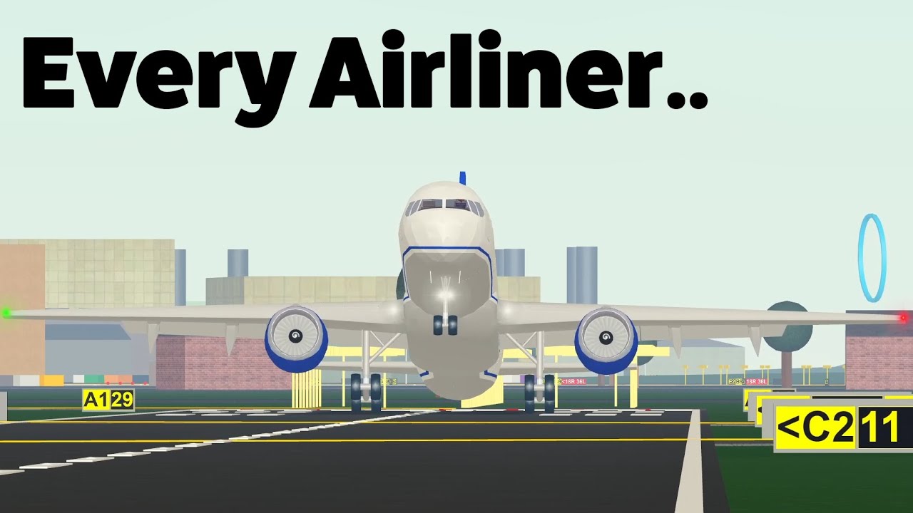 We landed every airliner in PTFS.. - YouTube