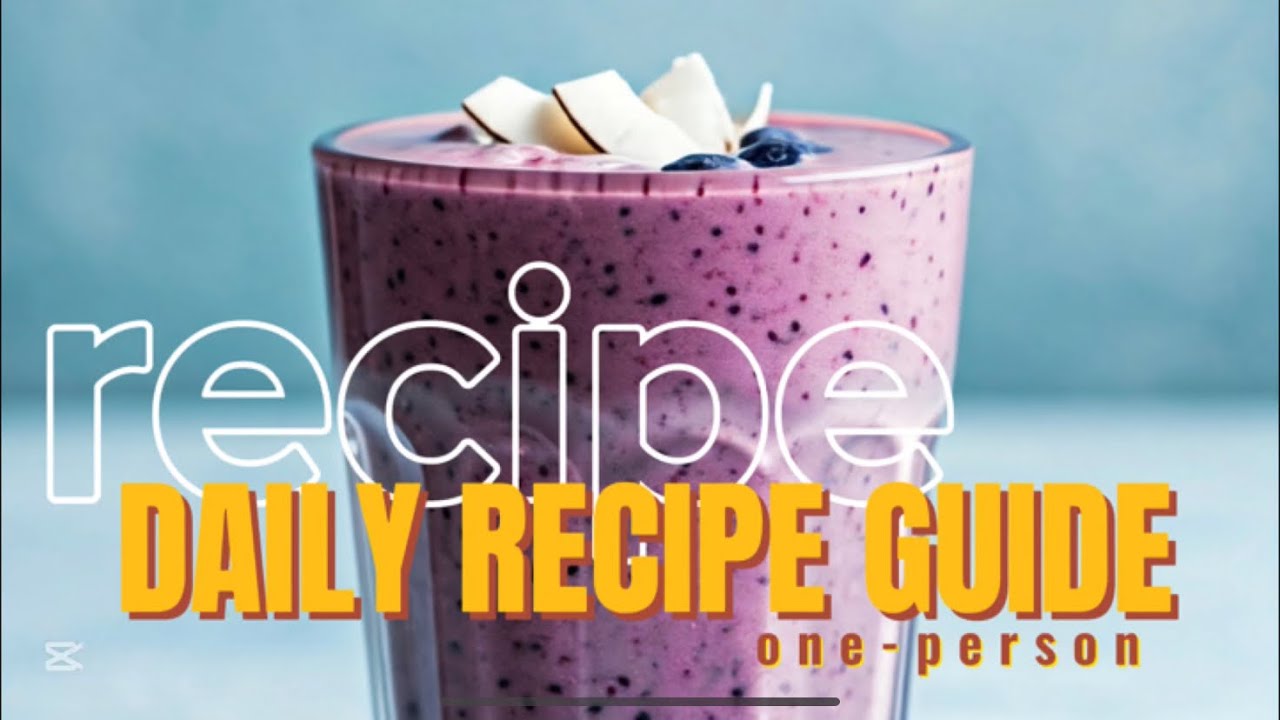 DAILY RECIPE GUIDE one-person #food#dish#meal#cuisine#culinary#gourmet# ...