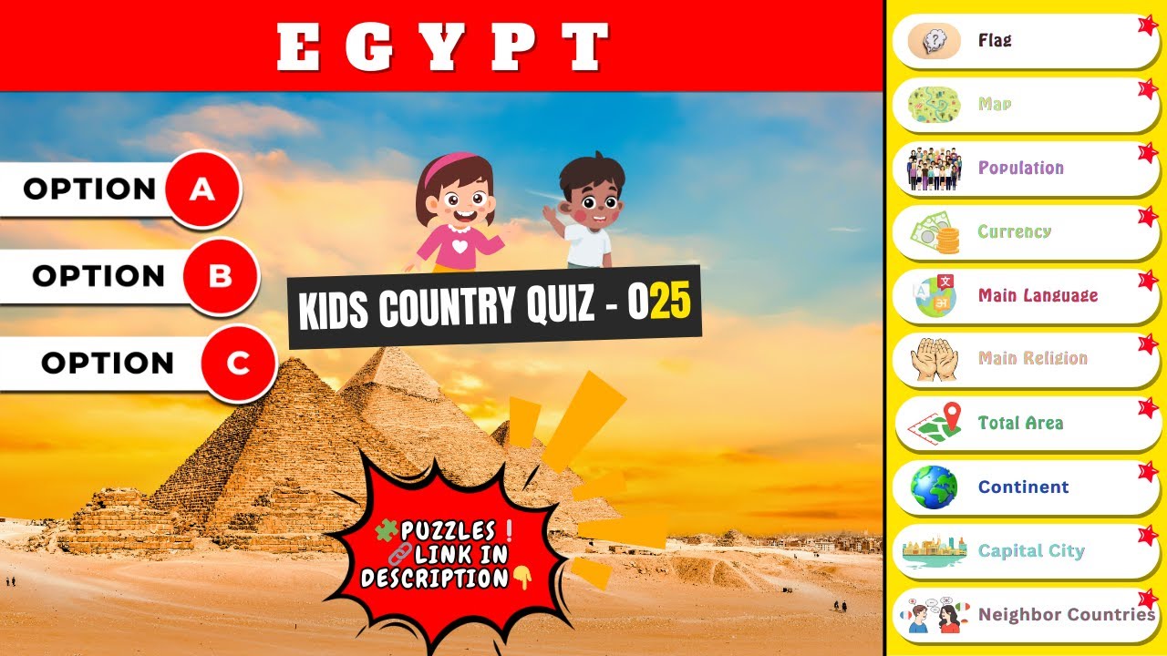 Egypt Quiz For Kids | Can You Answer These 10 Egypt Quiz Questions ...