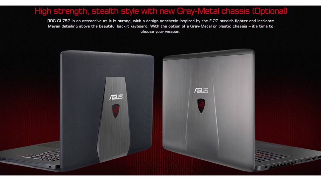 Complete ASUS ROG GL752VW IH74 17 3 FHD Gaming Laptop Overview - YouTube