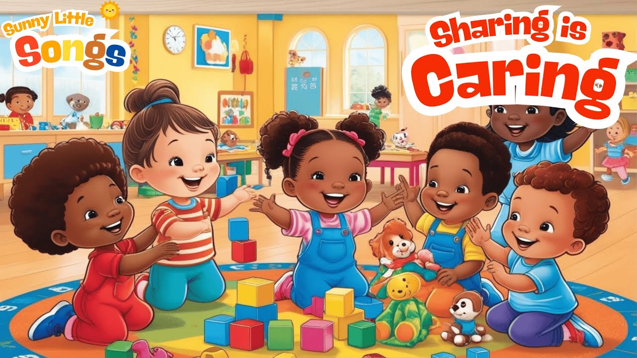 Sharing Is Caring Song for Kids | Learn to Share | Preschool Social ...