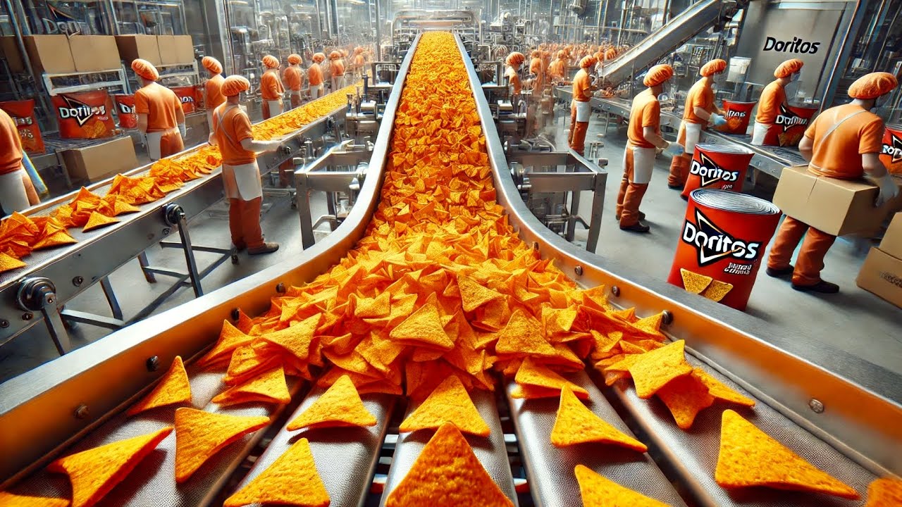 THIS is how DORITOS are REALLY made | The entire PROCESS - YouTube