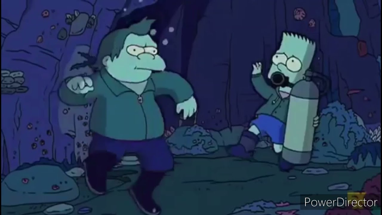 the Simpsons underwater scene 3 - YouTube