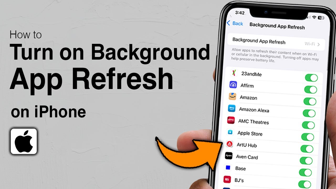 How to Turn on Background App Refresh on iPhone - Step by Step - YouTube