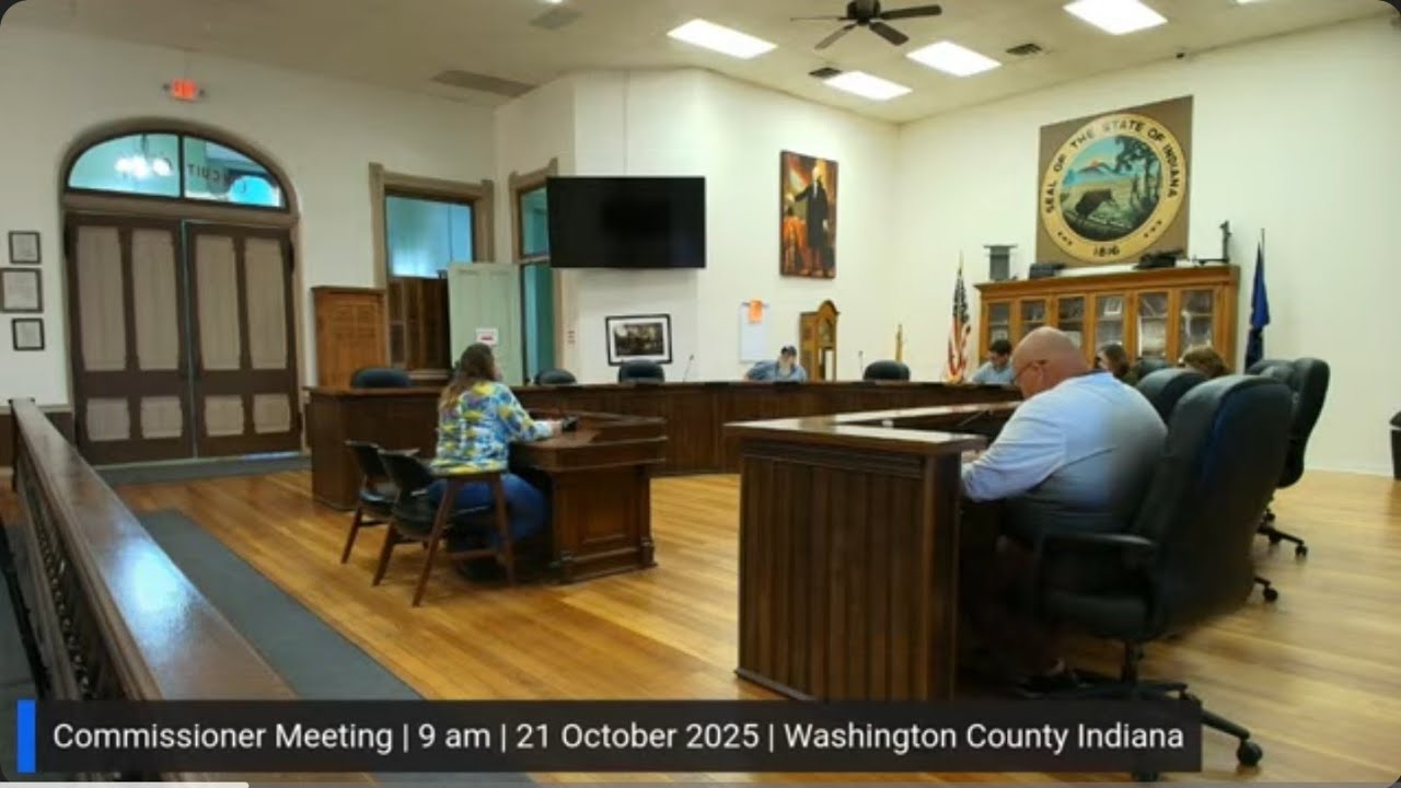 Commissioner Meeting | 9 am | 21 October 2025 | Washington County ...