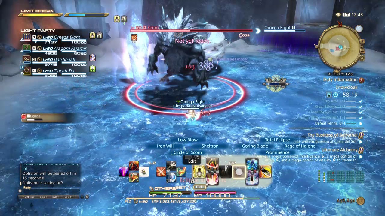 FINAL FANTASY XIV - Fenrir fight - YouTube