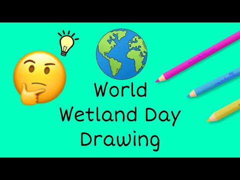 World Wetland Day Drawing / How to draw world wetlands day drawing ...