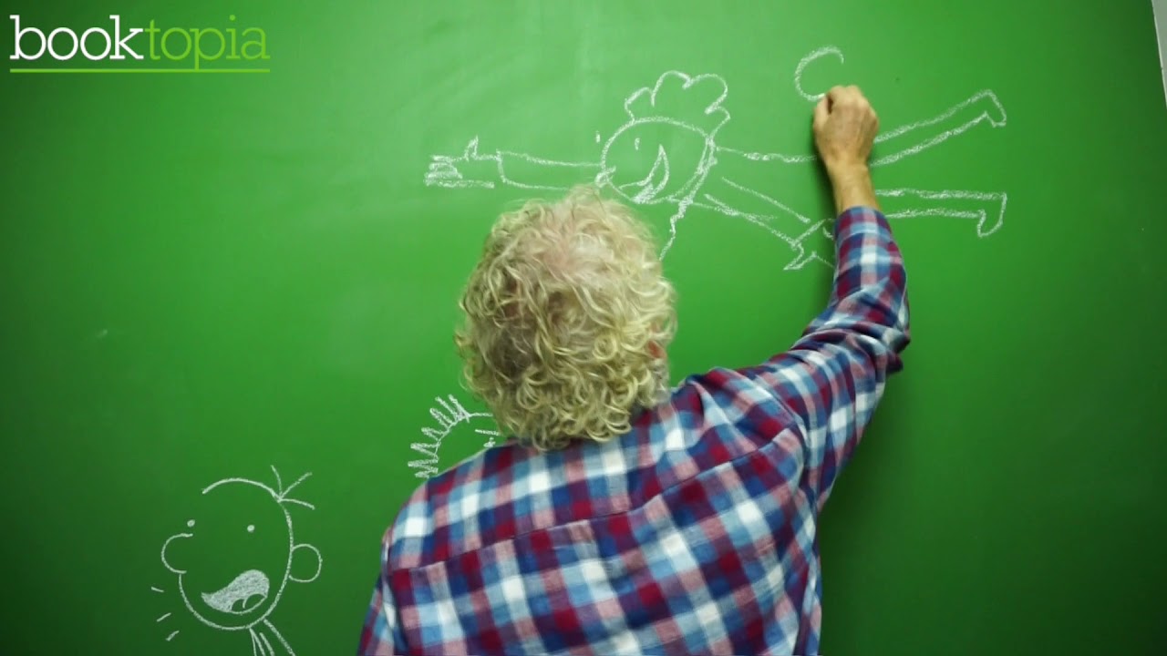 Terry Denton adds to Booktopia's cartoon wall! - YouTube