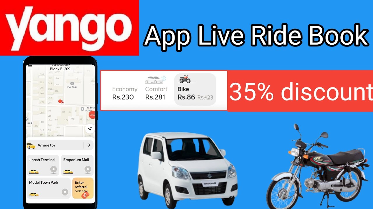 yango app live Ride book | yango ride book kaise karen - YouTube