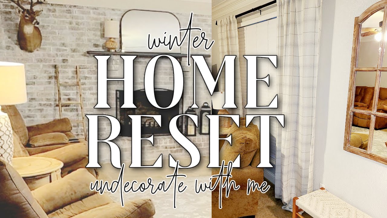 *RELAXING* UNDECORATE FOR CHRISTMAS WITH ME || TAKING DOWN CHRISTMAS ...