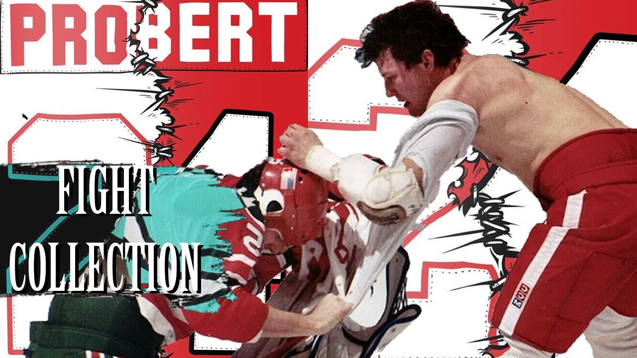 Bob Probert FIGHT Collection | Volume 1 #detroitredwings # ...