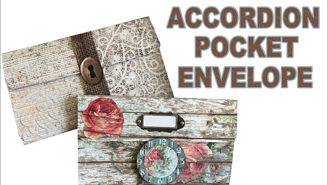 Accordian Pocket Envelope Tutorial | Mindless Crafting - YouTube