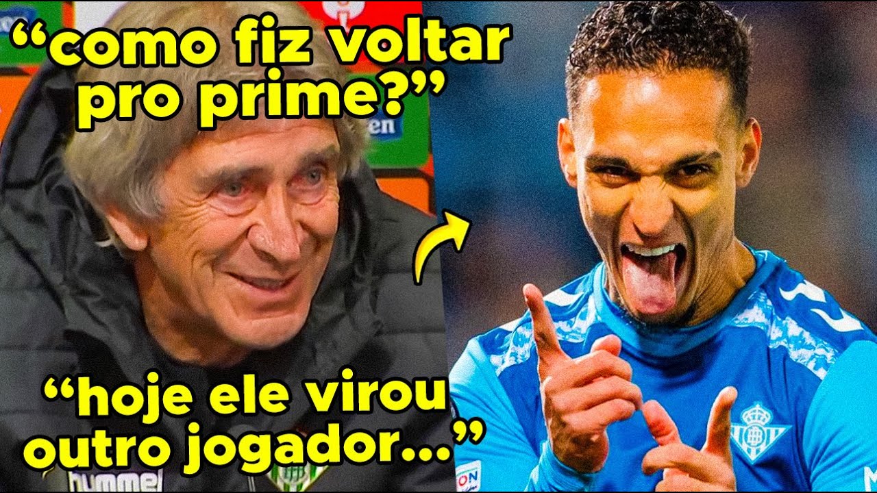 🔥O SEGREDO PRA VOLTA DO ANTONY PRIME! TÉCNICO DO BETIS REVALA COMO FEZ ...