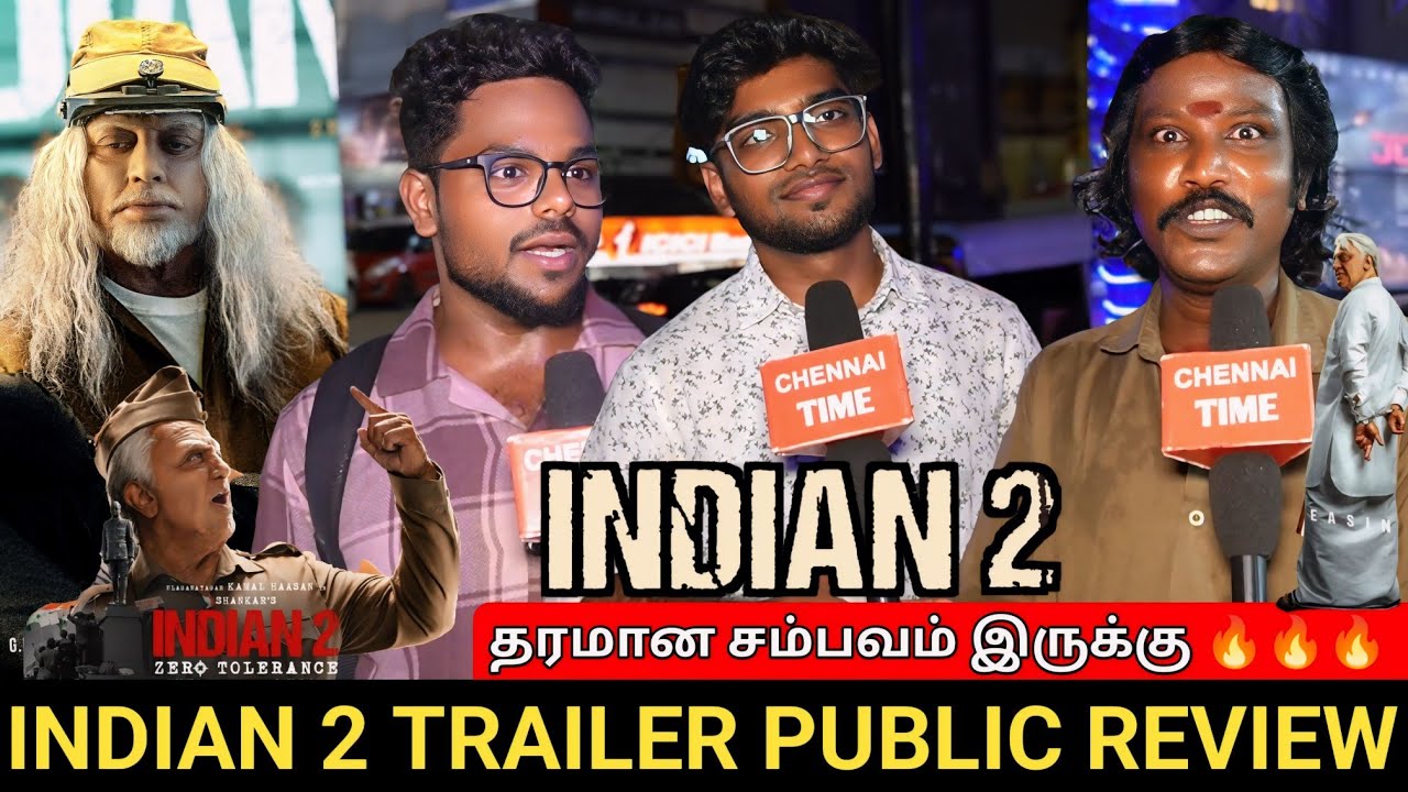 🔴Indian 2 Trailer Public Review | Indian 2 Trailer review | Indian 2 ...