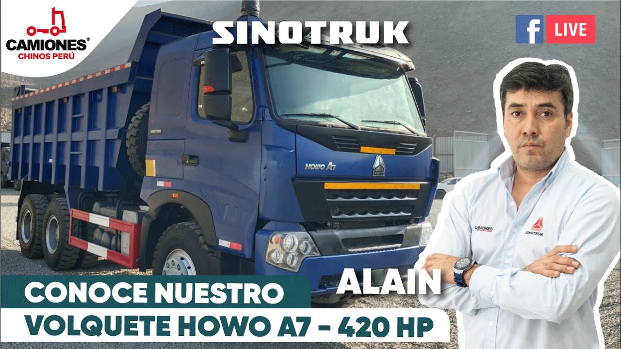 Conoce nuestro Volquete Sinotruk HOWO A7 - 420 HP - YouTube