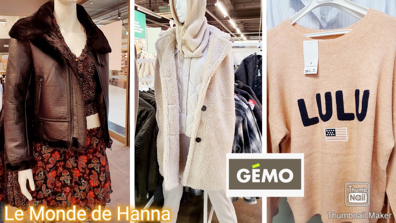 GÉMO ARRIVAGE 11-11 NOUVELLE COLLECTION FEMME 🚺 - YouTube