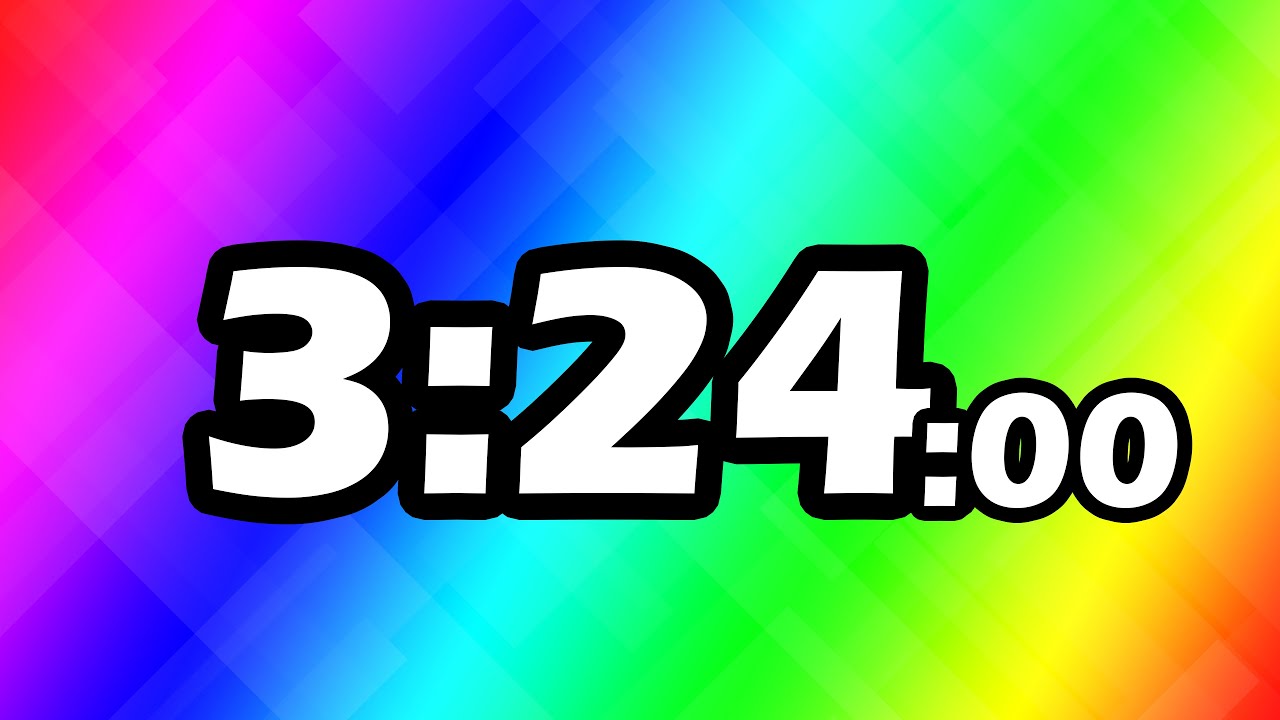 3 Minutes and 24 Second TIMER Countdown - YouTube