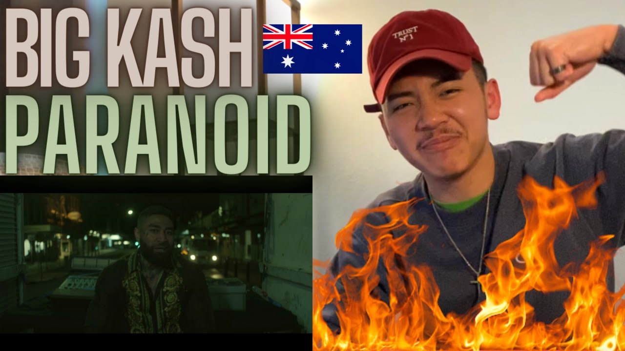 Big Kash - PARANOID (Official Music Video) AMERICAN REACTION ...