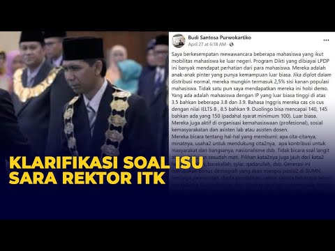 Klarifikasi Kampus ITK Soal Rektor Sebut Hijab Peserta LPDP Manusia Gurun