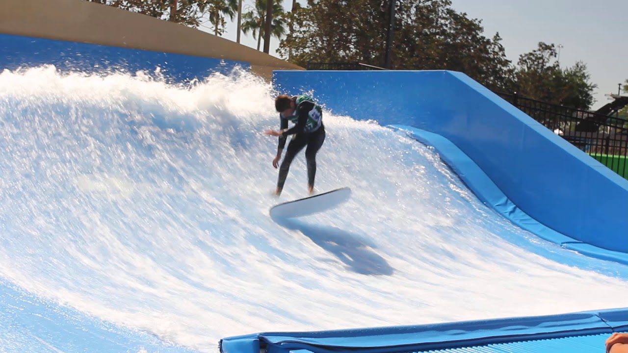 Theo Pro Flowboarders on the FlowRider at Gaylord Palms Orlando for the ...