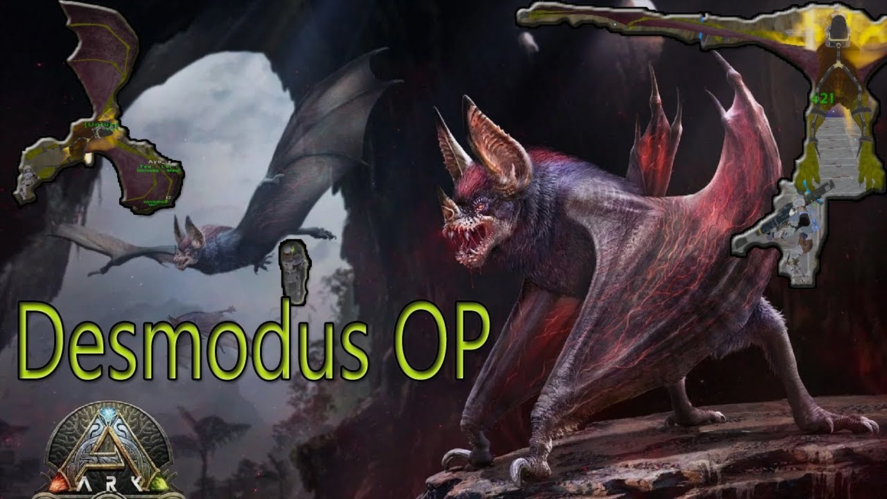 ARK Official PvP Desmodus OP - YouTube